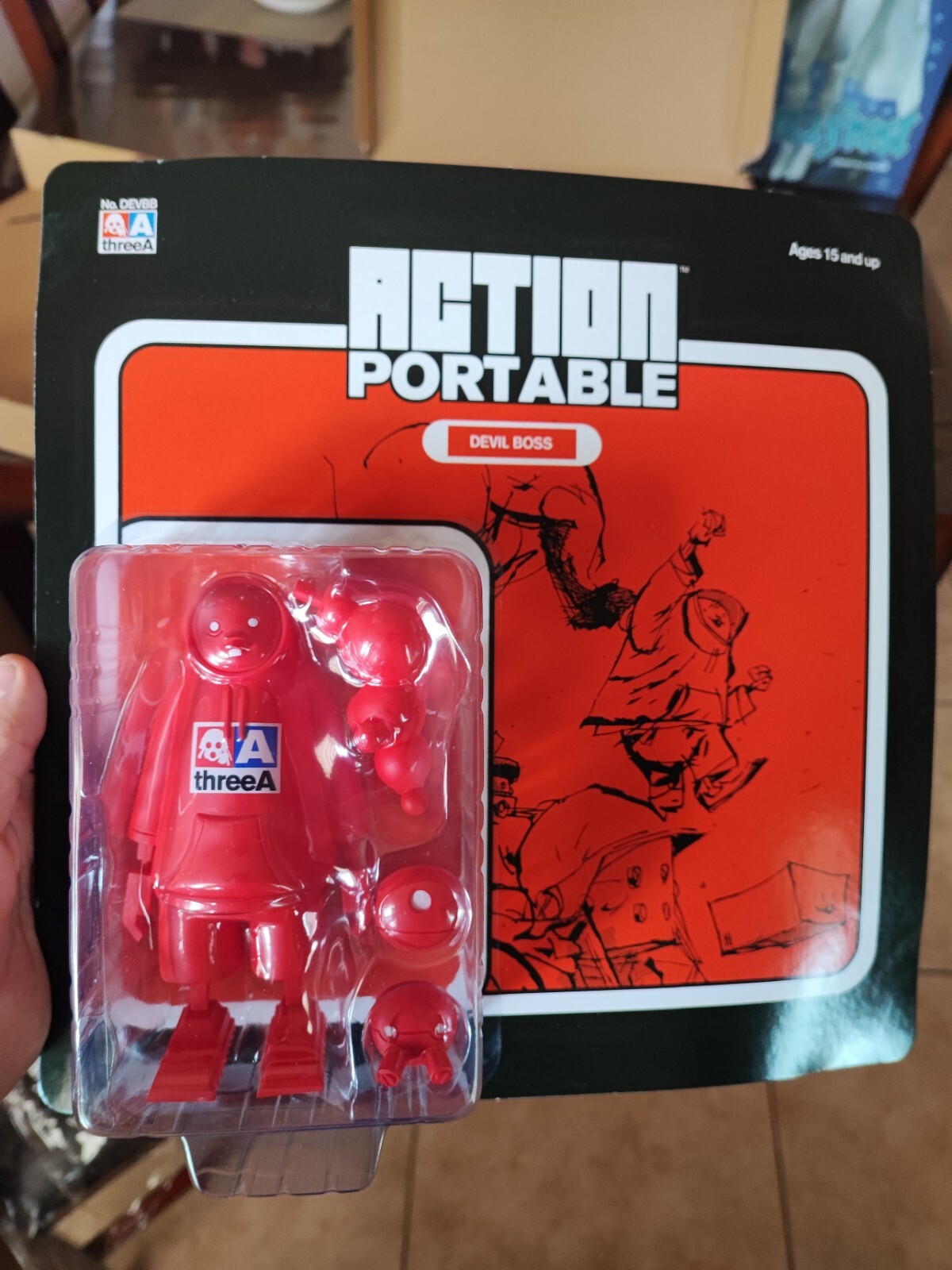 ASHLEY WOOD 3A ThreeA Toy 1/12 Action Portable Devil Boss Figure Rare ...