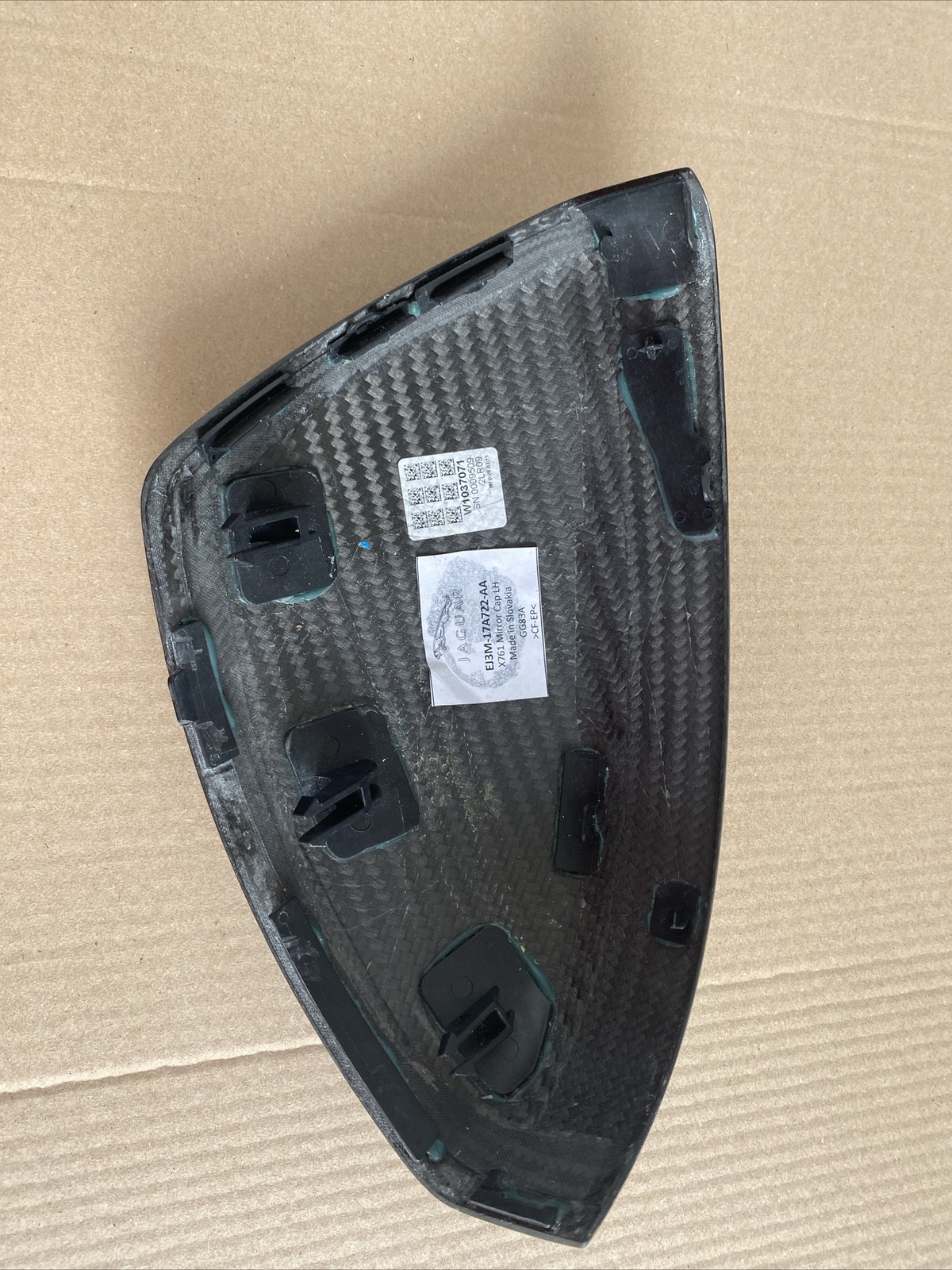 Carbon Fibre Mirror Cover T4A12341 Geunine fits for Land Rover Jaguar ...