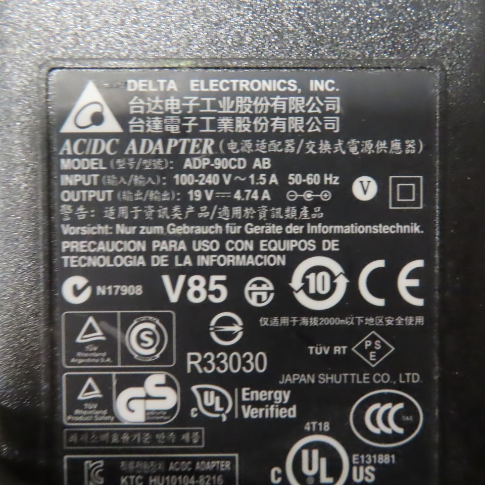 10x Genuine Delta ADP-90CD ABCharger AC Adapter 19V 4.74A 90W w/P.Cord ...