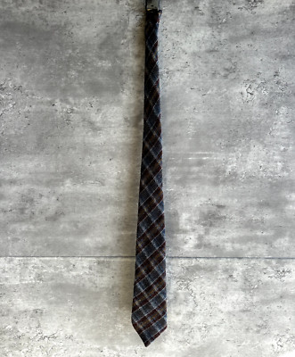 Vintage 1970s Baron of Piccadilly Madras Plaid Wool Neck Tie | eBay