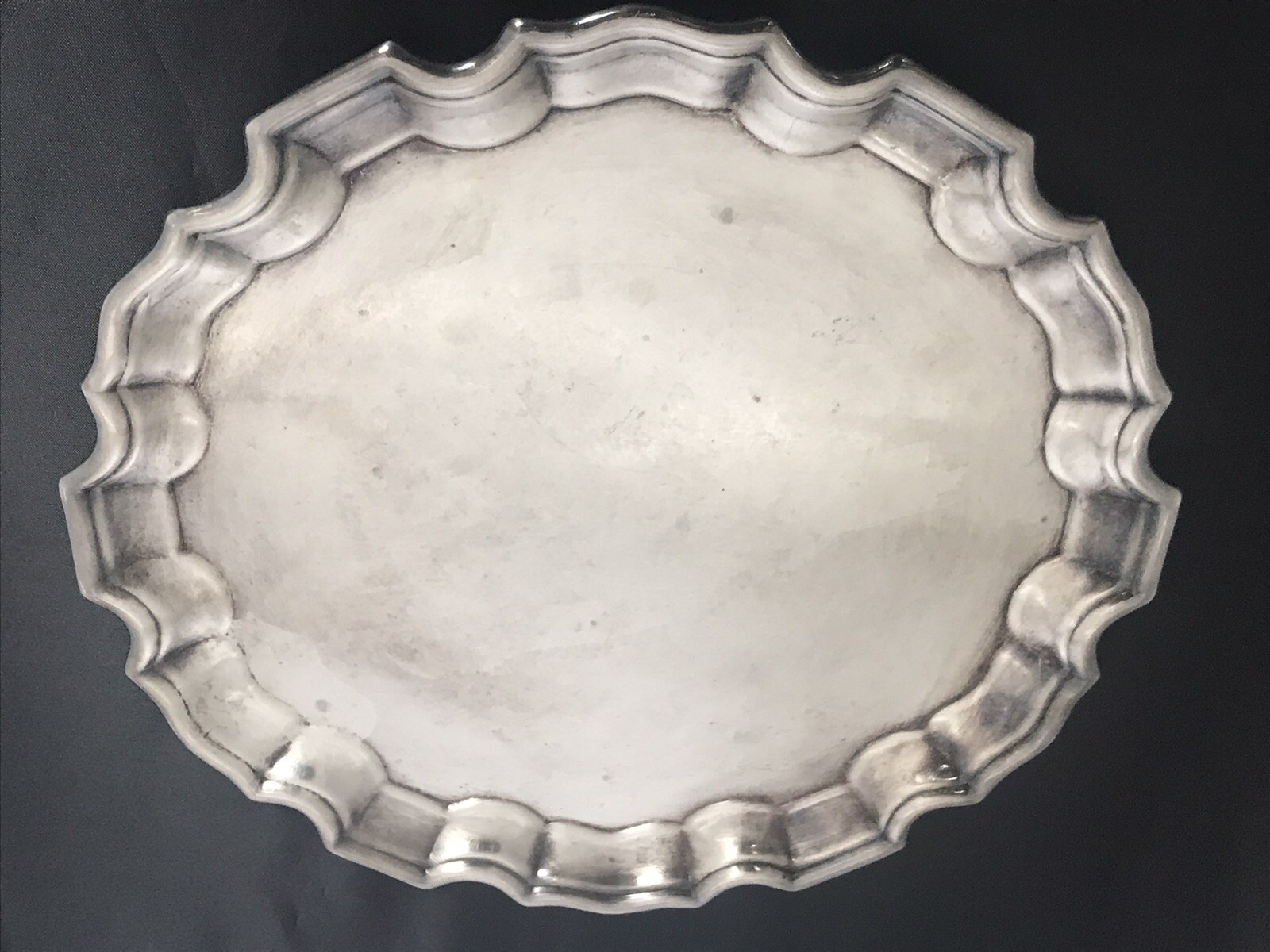 BIRKS Vintage Sterling Silver Serving Tray Plate Platter 250 Grams ...