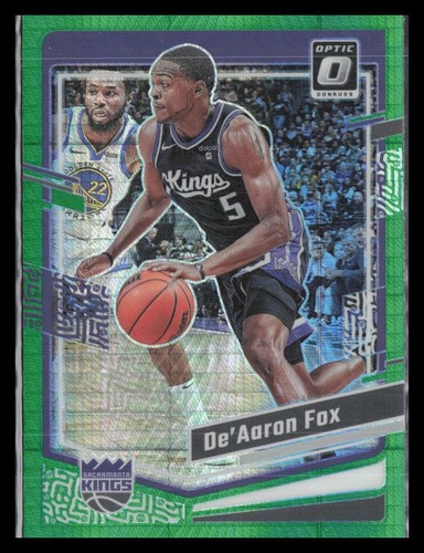 2023-24 Donruss Optic #52 De'Aaron Fox Hyper Green | eBay