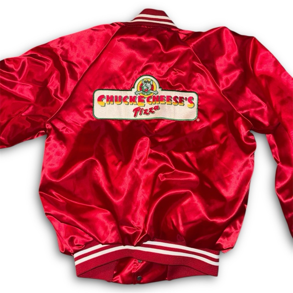 EXTREMELY RARE: Chuck E. Cheese's Employee Varsity Jacket | RED - HTF 🌟 ...