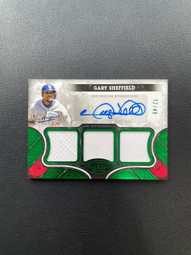 2025 Topps Tier One Baseball Gary Sheffield Tier One Reilc Auto 12/49 ...