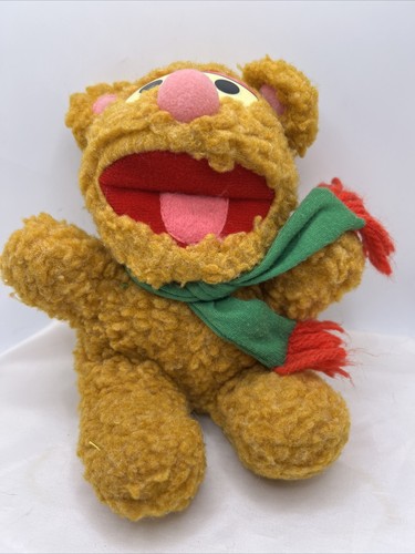 Vintage 1987 Jim Henson's Muppet Babies Baby Fozzy Bear Plush Stuffed ...