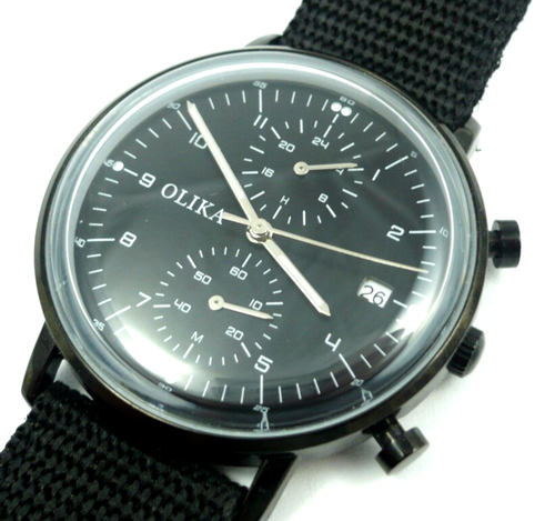 Olika Chronograph Watch Kind of Rare Quartz Running Great Full Function ...