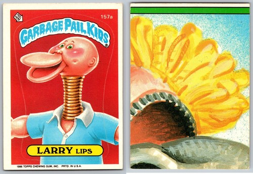 1986 Topps Garbage Pail Kids GPK Series 4 OS4 Card LARRY Lips 157a | eBay