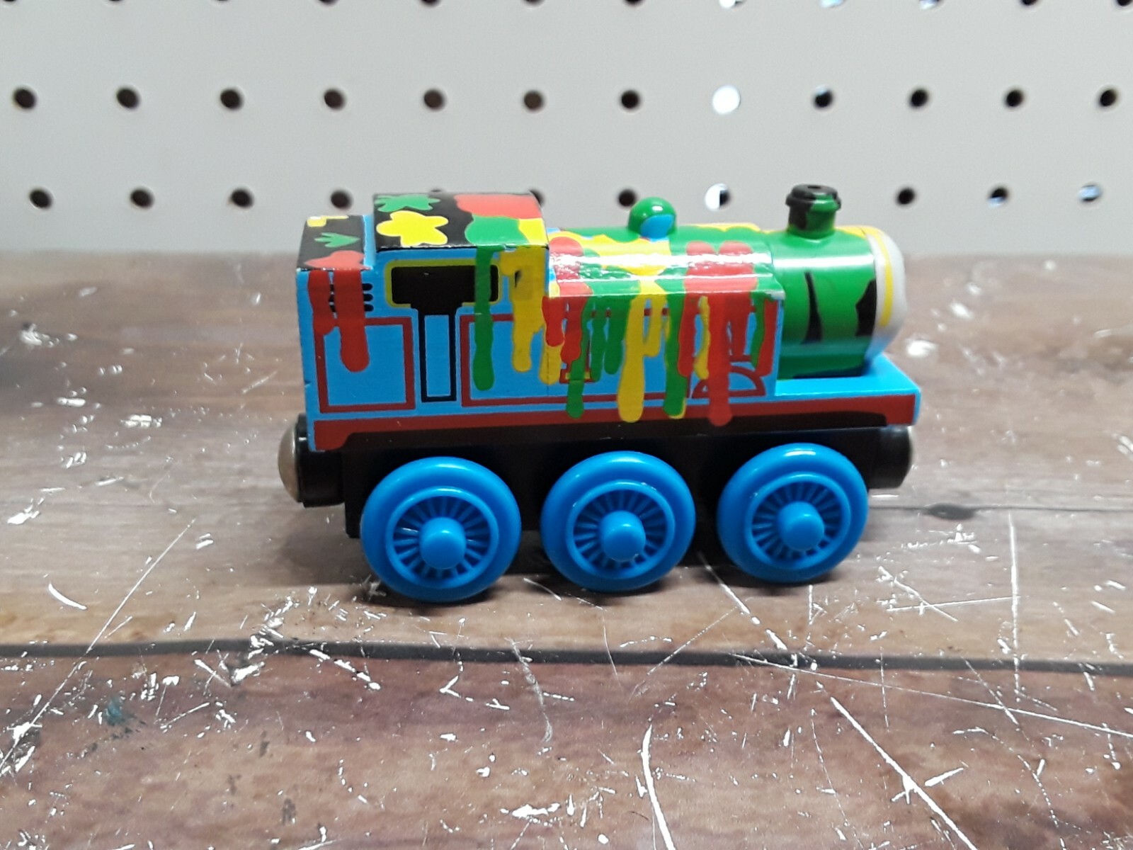 Thomas & Friends Paint Splatter Thomas | eBay UK