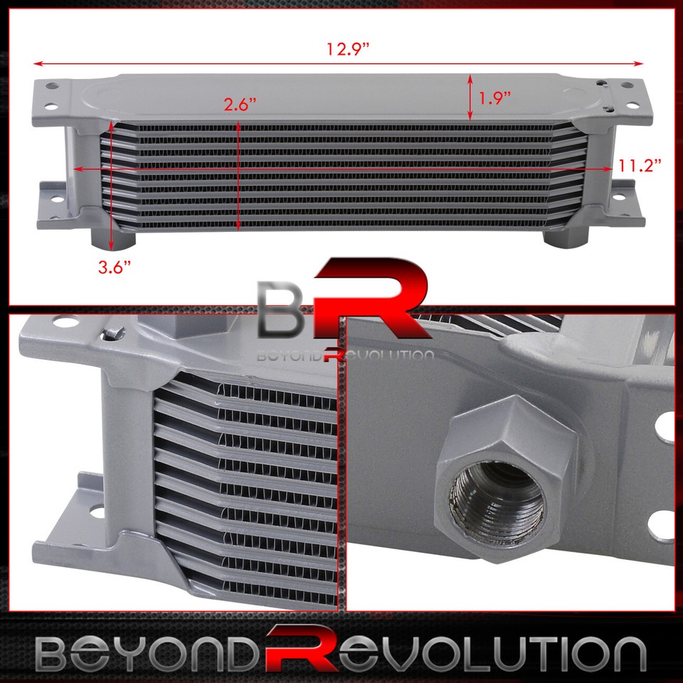 For Ford Mustang 9 Row Rear Diff Differential Oil Cooler + Filter ...