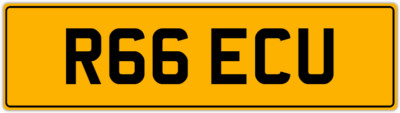 REECE YOU REBECCA RHYS REEC REBEC OLD R REG PREFIX PRIVATE NUMBER PLATE ...