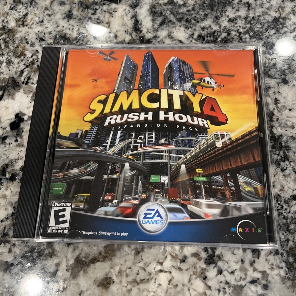 SimCity 4 Rush Hour Expansion Pack (PC CD-ROM, 2003) VERY NICE 🔥 ...