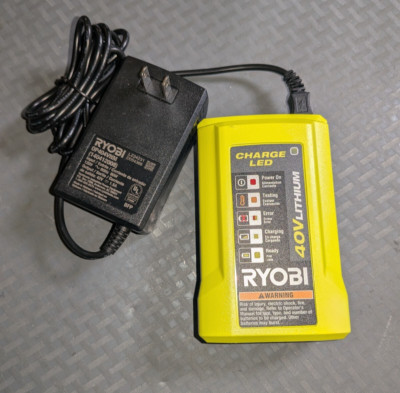 Genuine OEM RYOBI 40V Compact Lithium Battery Charger OP404 | eBay