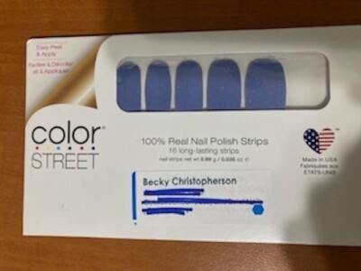 Color Street Prism Anything Froze Nail Strips | eBay
