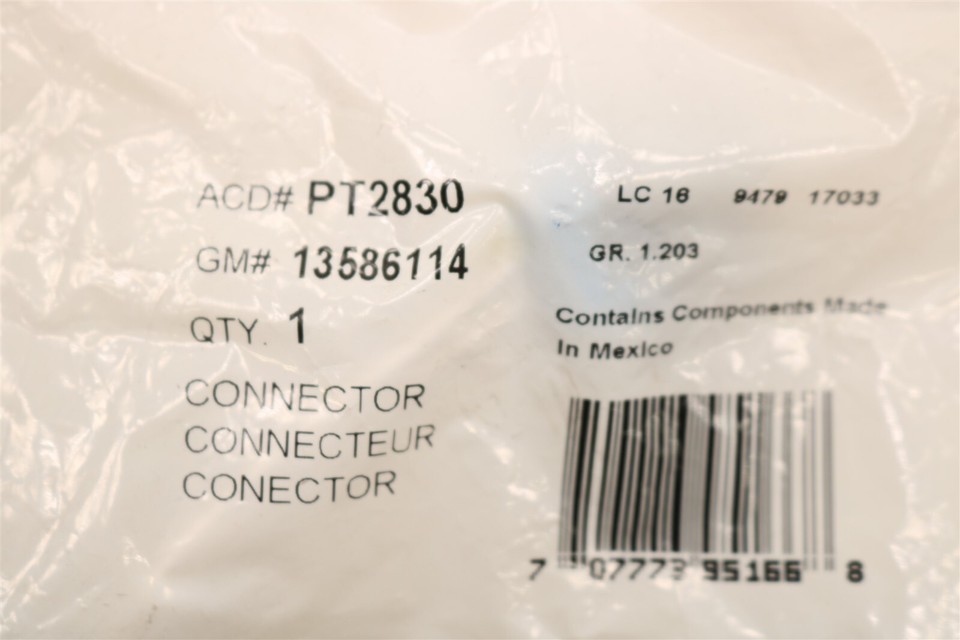 NEW ACDelco Wiring Pigtail Kit 2 Wire PT2830 Chevy GMC Buick Pontiac ...