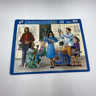 Puzzle Patch Picture Jigsaw Puzzles--- 1991 25 Piece Age 3-7 Career | eBay