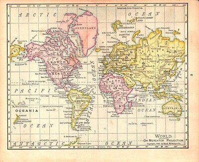 World Maps - Original Antique Maps