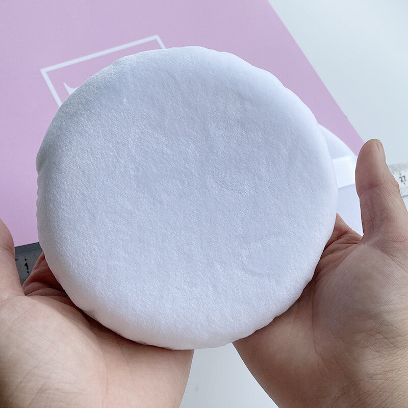 Powder Puff Large Size Velour Body Makeup Puff with Satin Ribbon 3PCS ...