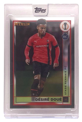 2022-23 Topps Merlin #133 UEFA Club Competitions Desire Doue Rookie ...