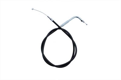 Black Throttle Cable with 90" Elbow Fitting fits Harley Davidson | eBay