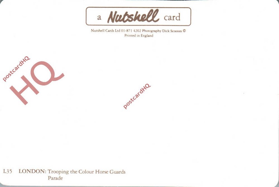 Picture Postcard>>London, Trooping the Colour, Horse Guards Parade [Nutshell] | eBay UK