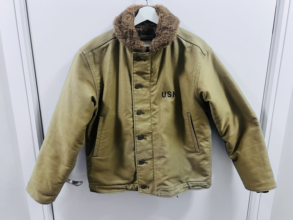 HOUSTON N-1 DECK JACKET 38 Medium Made in Japan similar Buzz HOUSTON N-1 DECK JACKET 38 Medium Made in Japan similar Buzz