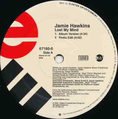 Jamie Hawkins Lost My Mind Vinyl Single 12inch Elektra | eBay.de