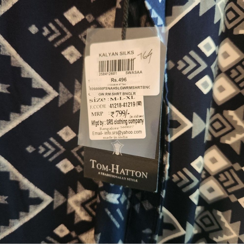 NWT Tom Hatton Wear the Swag Aztec Print Short Sleeve Button Down Shirt Tribal L | eBay