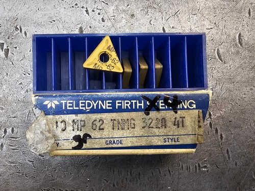 Qty 4 Teledyne Firth TNMG 322 160308 TNMG322A TNMG160308A MP62 Carbide ...