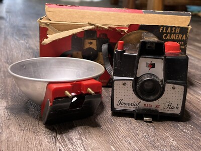 Vintage 1950’s Film Camera Imperial Mark XII Flash Camera with Flash ...