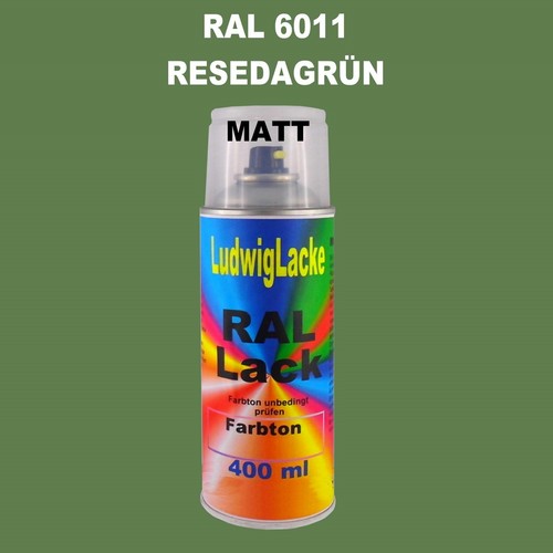Ral 6011 Vert de Réséda Mat En 400ml 1K Pulvérisation | eBay