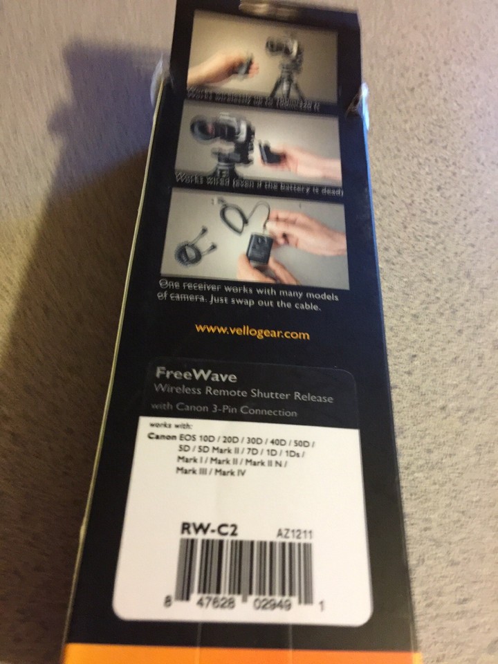 Nikon Wireless Remote Shutter Release - Vello FreeWave 10-PIn ...