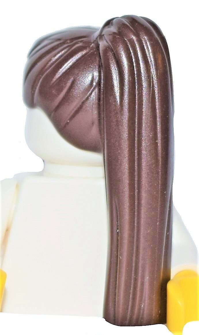 ☀️NEW Lego Minifig Hair Girl Female DARK BROWN Long Elf Bradied Braids ...