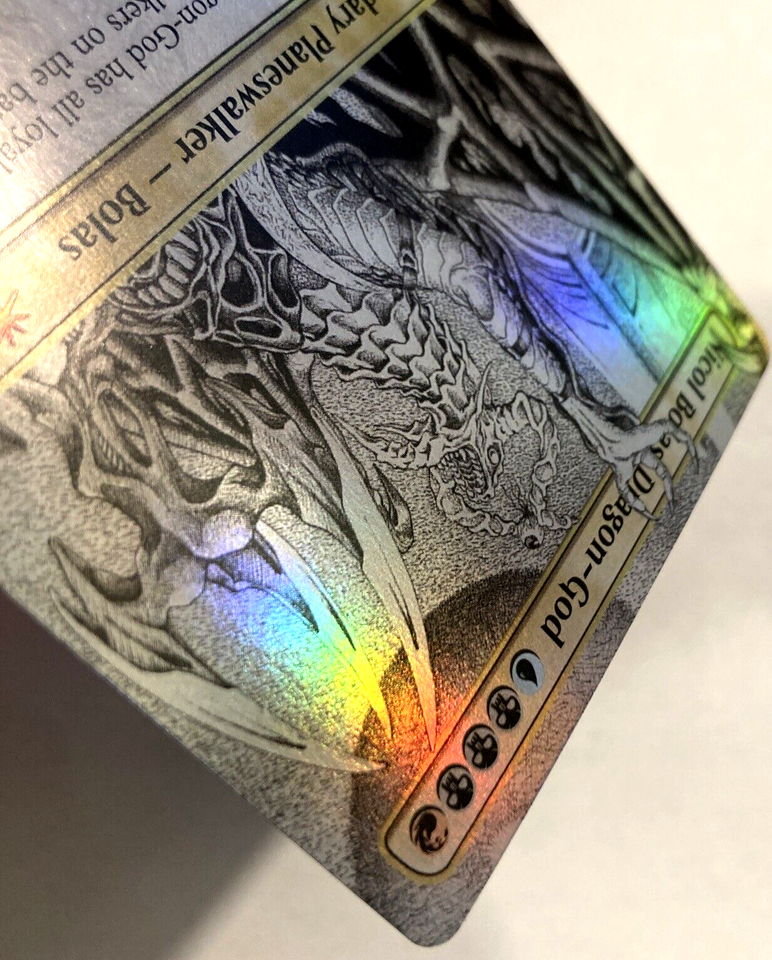 MTG Nicol Bolas, Dragon-God BORDERLESS FOIL Secret Lair Drop Series ...