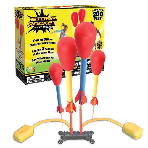 Stomp Rocket Dueling High-Flying Toy Rocket Double Launch Set | eBay