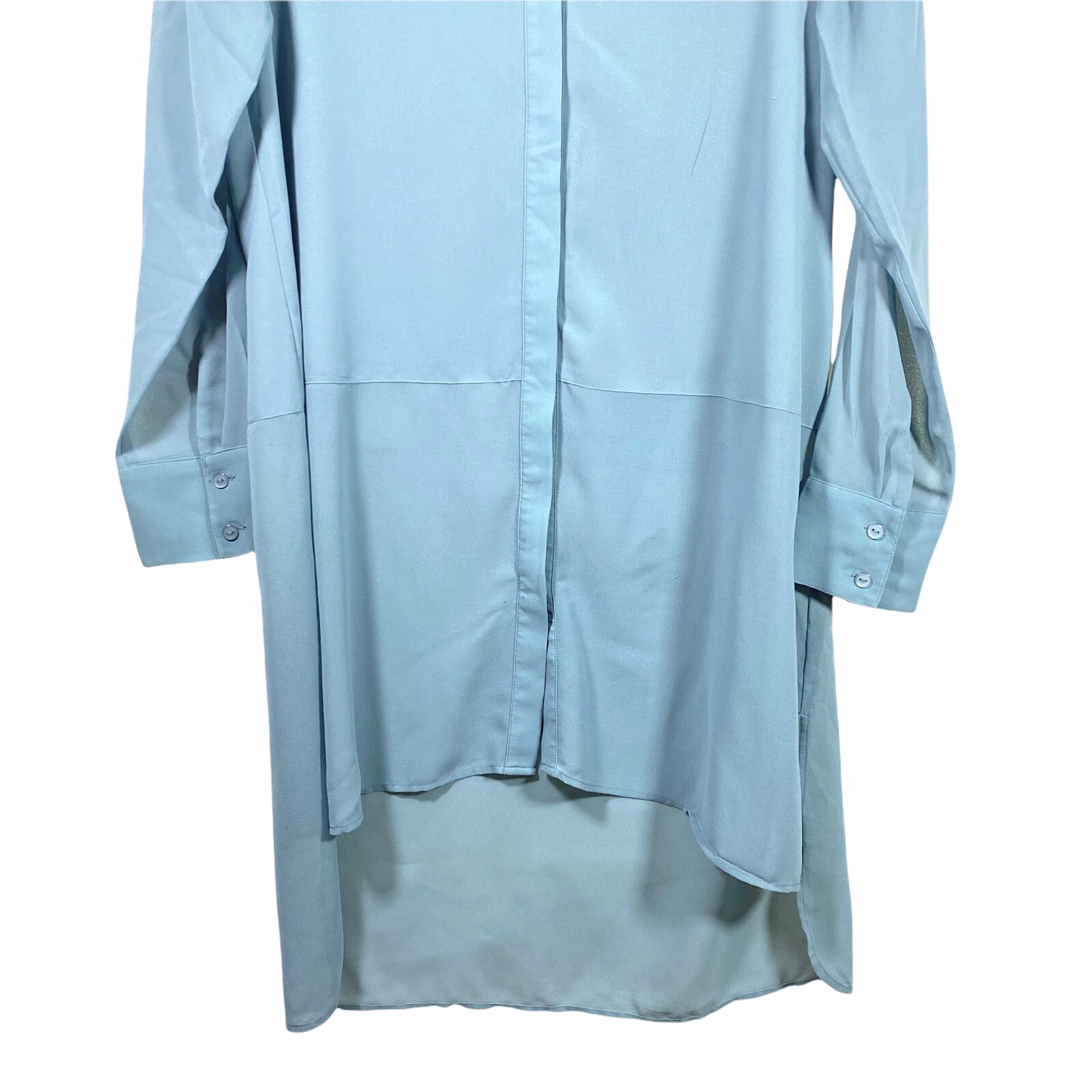 Soft Surroundings Womens Luisa Tunic Sheer Chiffon Bu… - Gem