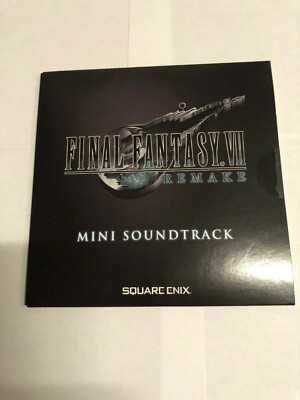 Final Fantasy VII FF7 Remake Deluxe Edition Mini Soundtrack Brand New ...