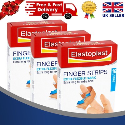 Elastoplast Finger Strips Extra Flexible Fabric Plasters 16 x3 | eBay