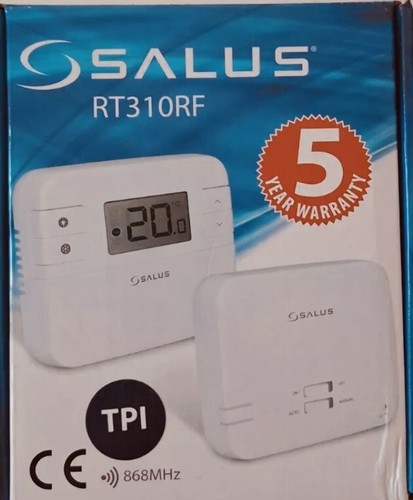 Salus RT310RF Wireless Radio Frequency Thermostat Heating Control 5 Yrs ...