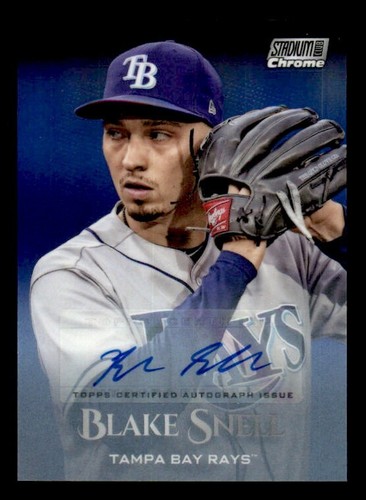 2019 Stadium Club Chrome Autographs #SCC65 Blake Snell Rays Auto #8/10 ONLY! | eBay