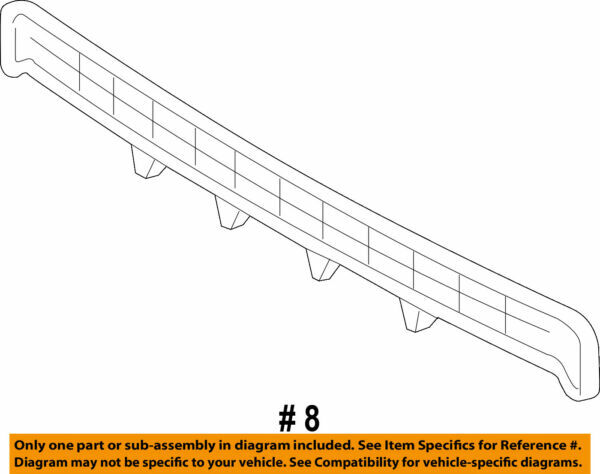 53112-0C020 Toyota Grille, radiator, lower no.1 531120C020, New Genuine ...