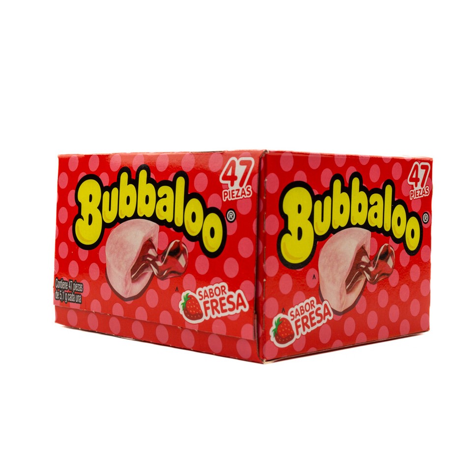 Bubbaloo Bubble Gum Assorted Flavors Mexican Chicle Candy 47 Pieces ...