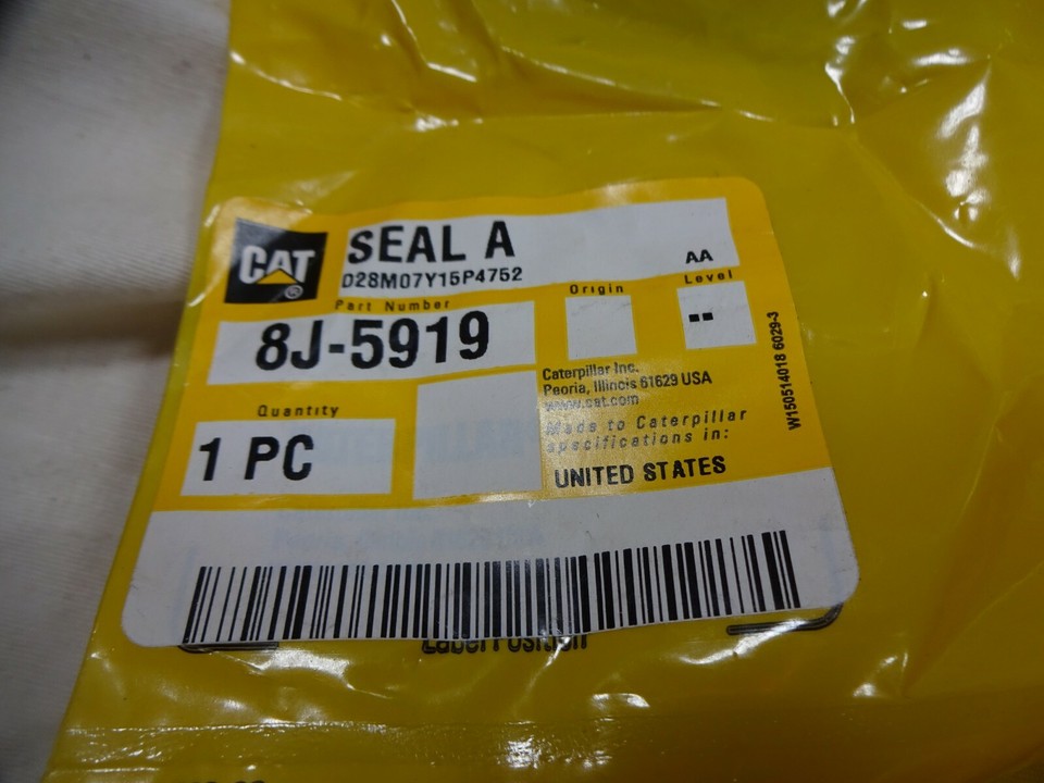 Caterpillar 8J-5919 Seal hyd. cylinder bearing Genuine CAT Excavator | eBay