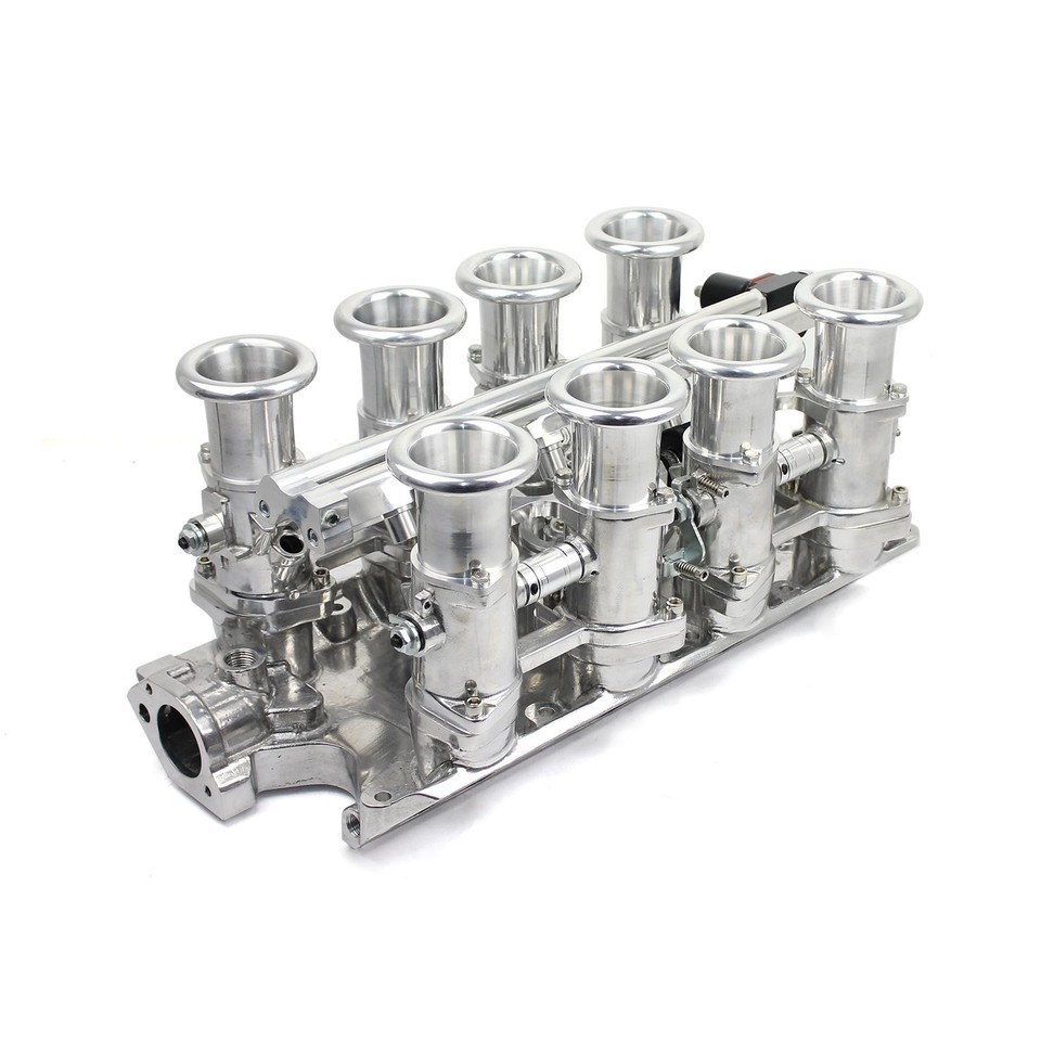 Ford SB 289 302 Windsor Downdraft EFI Stack Intake Manifold System ...