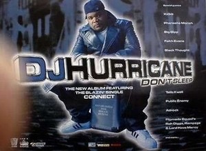 DJ HURRICANE 2000 don`t sleep promo poster Beastie Boys Flawless New ...