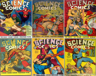 1940 Science Comic Book Package - 7 eBooks on CD | eBay