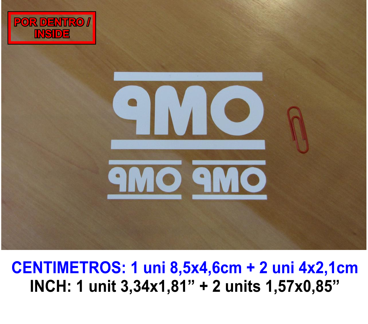 OMP VINILO PEGATINA VINYL STICKER DECAL AUFKLEBER AUTOCOLLANT ADESIVI ...