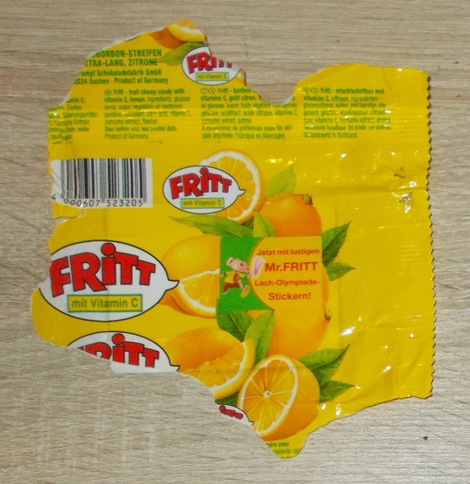 Alter Aufkleber | Sticker FRITT Mr. FRITT Lach-Olympiade Nr. 2 ...