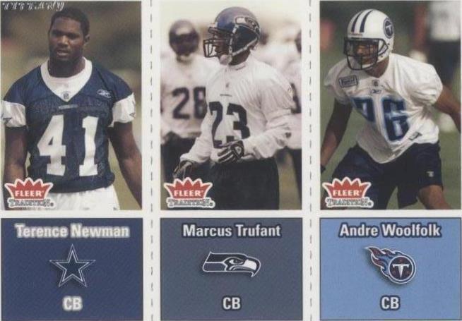 2003 Fleer Tradition - Terence Newman, Marcus Trufant, Andre Woolfolk ...
