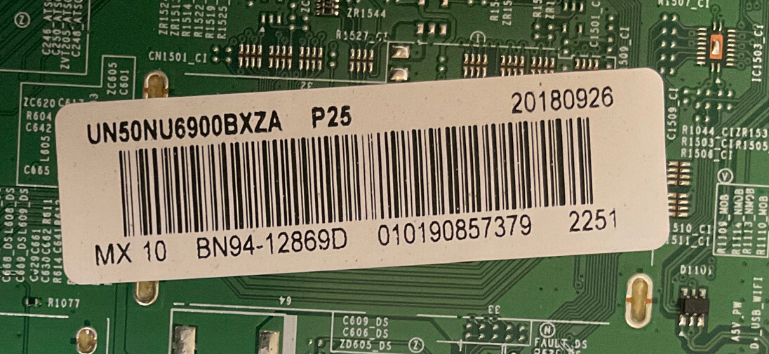 UN55nu6900, Power Supply / Board BN44-00932N, Mainboard Set | eBay