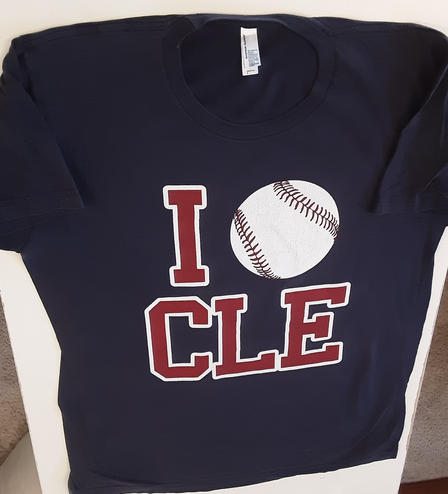 CLE Clothing Co Cleveland Baseball Large Tee Shirt ⚾️ | eBay